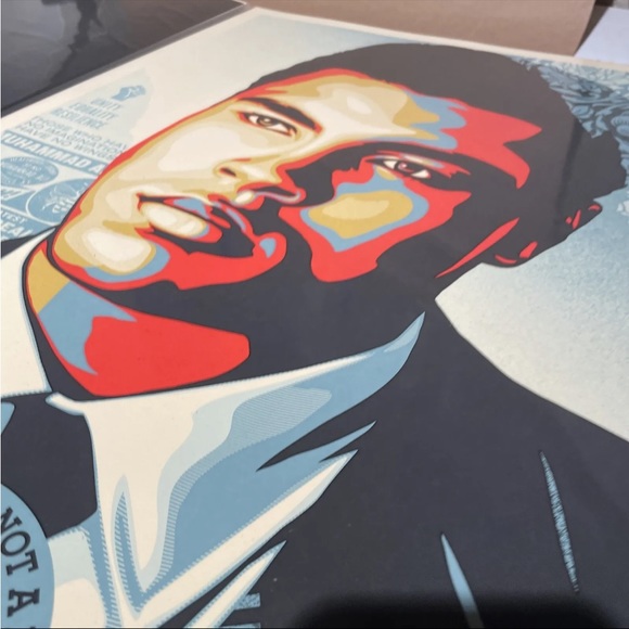 Obey | Art | Obey Giant Signed Art Poster Muhammad Ali Heavyweight ...